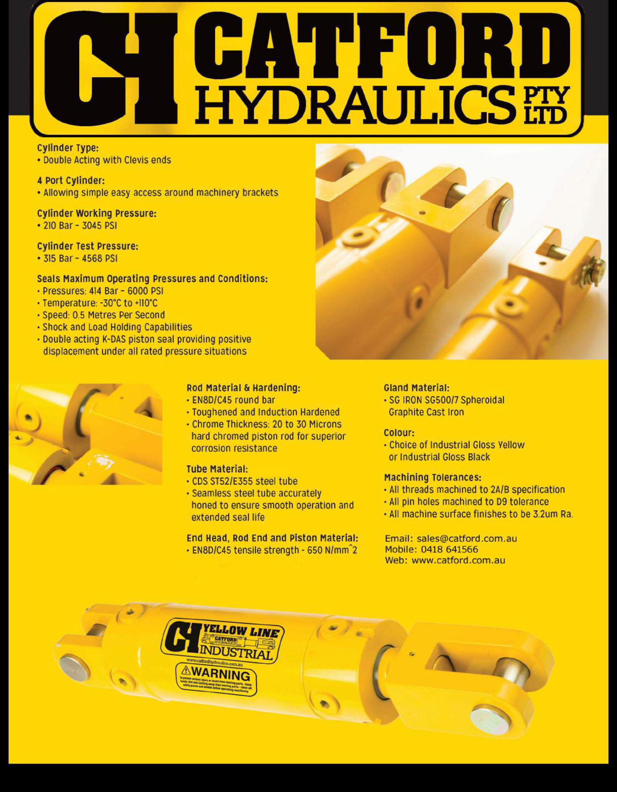Clevis End Hydraulic Cylinders: Browse Our Pricing Online Today