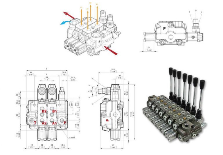 Hydraulic Sectional Valves - Catford Engineering