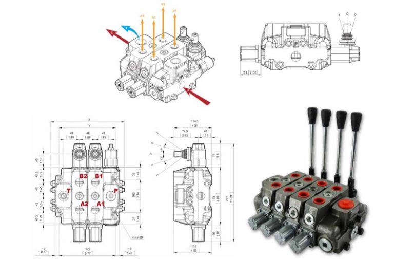 Hydraulic Sectional Valves - Catford Engineering