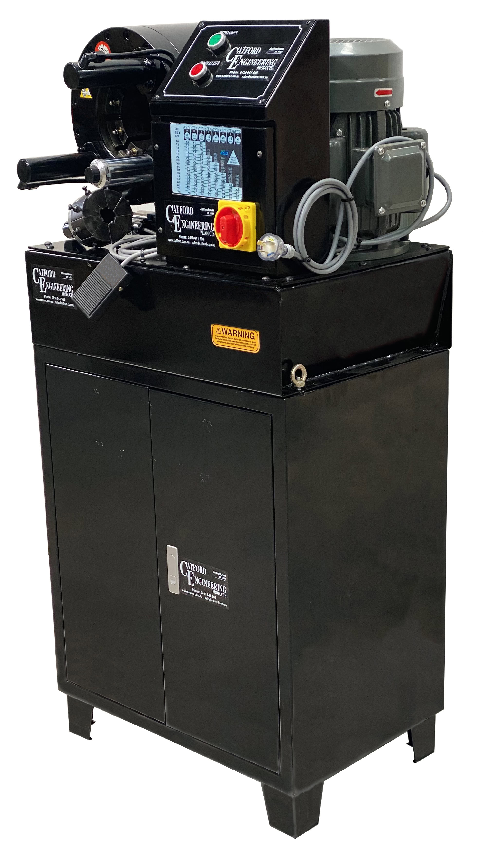 Hose Crimping Machines 240V, 12V, Hand Pump - Catford Engineering